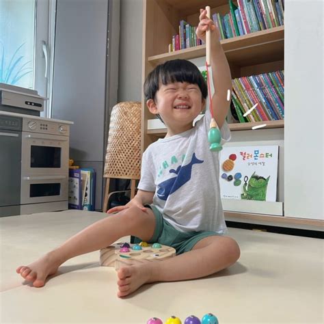 아기원목교구 유아 낚시놀이 장난감 신나는 집콕놀이 네이버 블로그