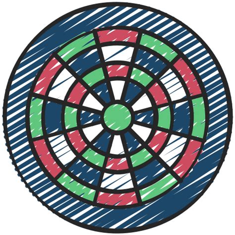 Dart Board Juicy Fish Sketchy Icon