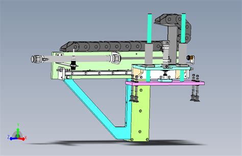 上下料机械手 Solidworks 模型图纸下载 懒石网
