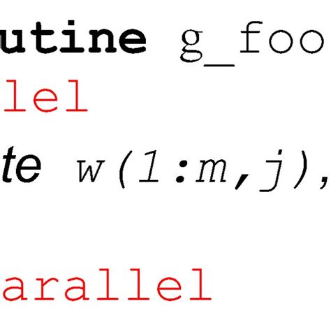 Example Of Ad Generated Code With Parallelization In G Foo Stemming