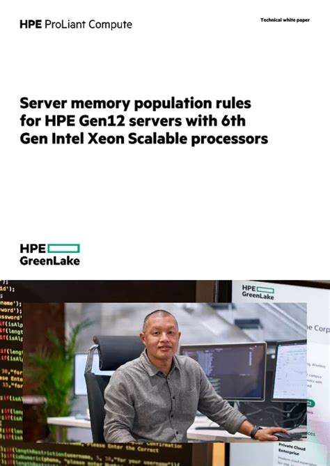 Server Memory And Persistent Memory Population Rules For Hpe Gen10 Plus