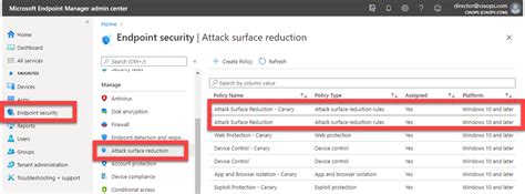 attack surface reduction for windows 10 ciaops