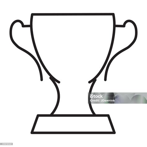 어워드 트로피 와 우승 컵 테마 얇은 라인 아이콘 세트 편집 스트로크 1에 대한 스톡 벡터 아트 및 기타 이미지 1 1위