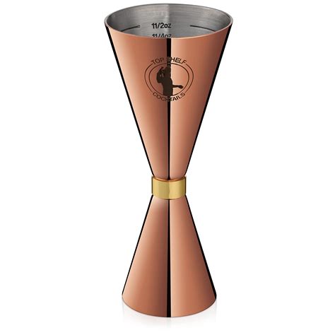 Top Shelf Cocktails Japanese Jigger Double Jigger 2oz 1oz Cocktail Jigger With Measurements