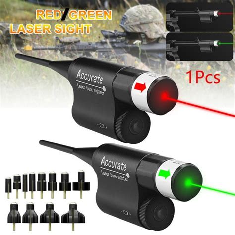 1 Pcs Red Green Laser Dot Bore Sighter Kits For 177 To 12ga Multi Caliber Debugging Free Laser
