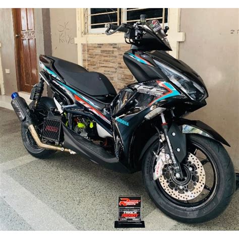 Aerox V2 Uv Sticker Yamaha Decals Shopee Philippines