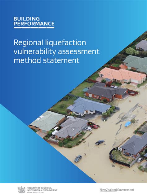 Regional Liquefaction Vulnerability Assessment Method Statement Pdf Groundwater Lidar