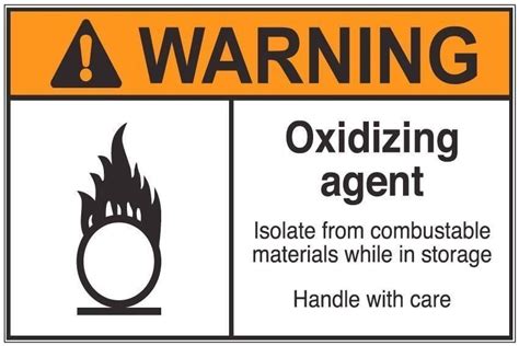Oxidizing Agent Turvamerkki Fi