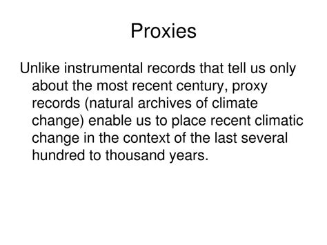 Ppt Climate Proxies Powerpoint Presentation Free Download Id2251708