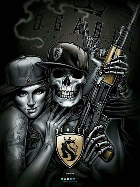 Og Love Lowrider Art Skull Art Og Abel Art
