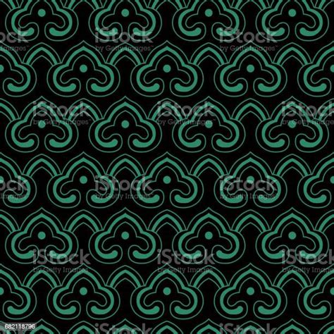 골동품 원활한 배경 복고풍 동양 곡선 라운드 나선형 프레임 크로스 0명에 대한 스톡 벡터 아트 및 기타 이미지 0명 검은색