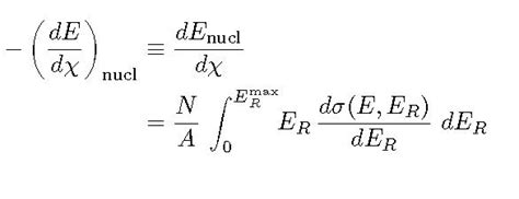 Sr Treatment And Calculation Of Nuclear And Mass Stopping Power For