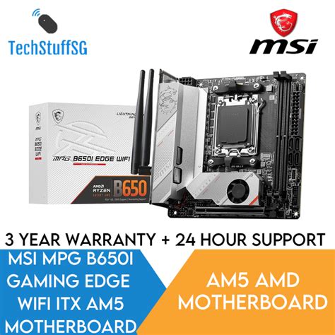 MSI MPG B I EDGE WIFI DDR Wi Fi E Mini ITX AM B Motherboard Lazada Singapore