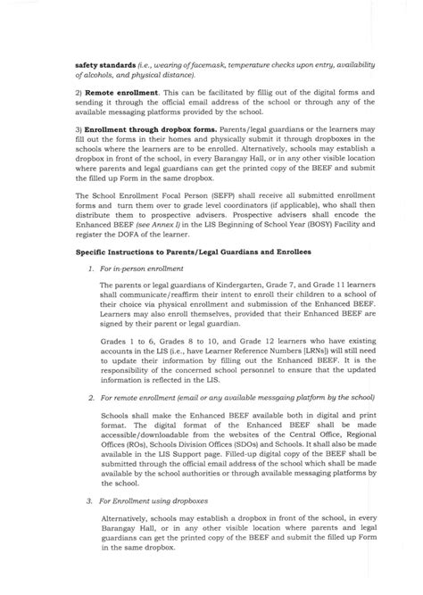 Deped Enrollment Guidelines For School Year 2022 2023 Teacherph