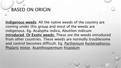 Weed Management Ppt Pptx