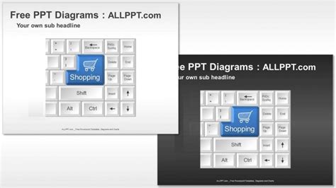 Free Keyboard Graphic PPT Diagrams Powerpoint And Google Slides Saveslides Templates