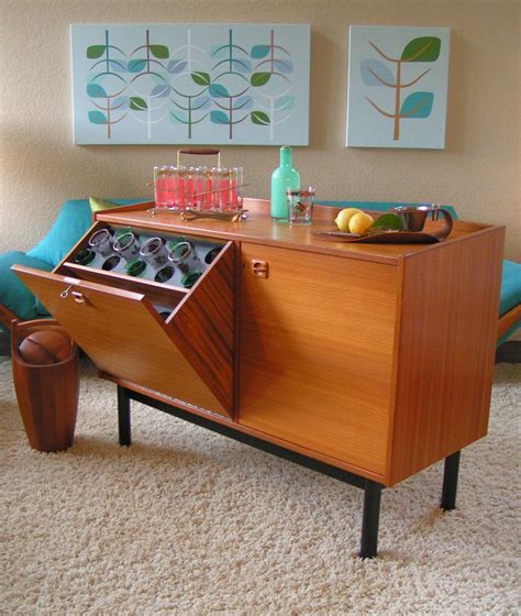 Mid Century Modern Home Bar