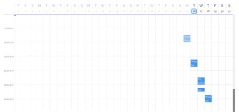 Switching Between Day Week And Month View Using Calendars View