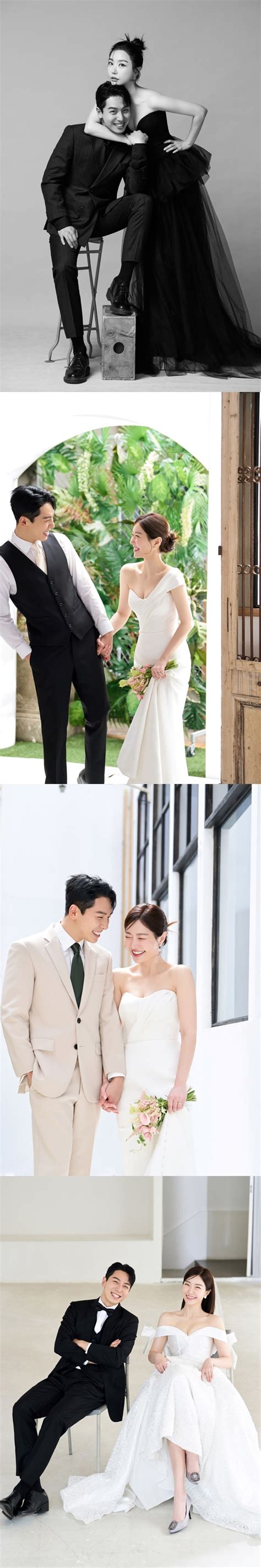 레이디제인♥임현태 블랙 웨딩드레스까지 찰떡…꿀 떨어지는 웨딩화보