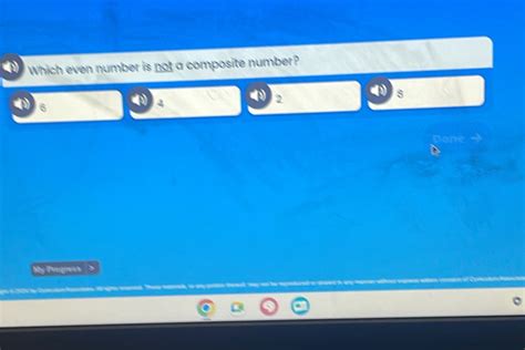 Solved Which Even Number Is Not A Composite Number 8 6 4 2 Jone My