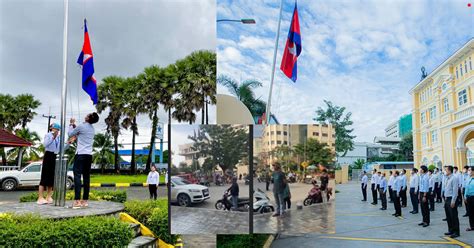 គួរធ្វើតាម ពលរដ្ឋក្រុងប៉ោយប៉ែត នាំគ្នាផ្អាកចរាចរណ៍ ដើម្បីឈរគោរពទង់ជាតិ មានវីដេអូ Khmerload