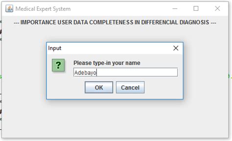 Display Of User Basic Data Input Download Scientific Diagram