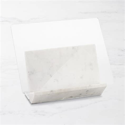 Marble Cookbook Holder Cookbook Stand Williams Sonoma