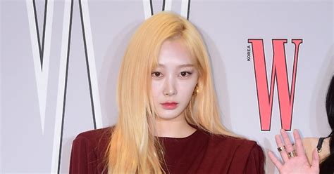 [포토] 에스파 지젤 금발로 화려한 변신