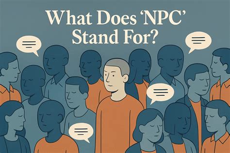 What Does Npc Stand For Origins Examples And Usage