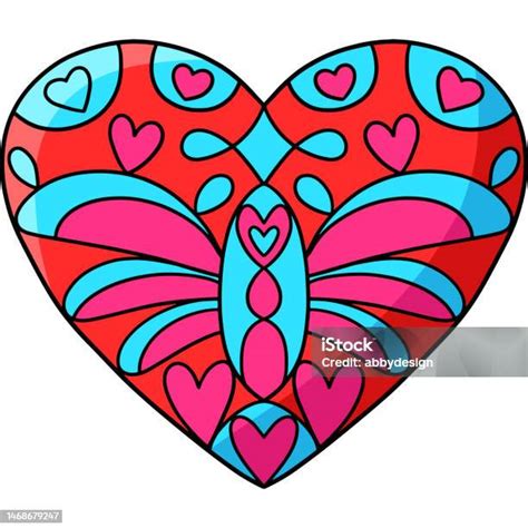 หัวใจการ์ตูนภาพประกอบภาพตัดปะสี ภาพประกอบสต็อก ดาวน์โหลดรูปภาพตอนนี้ การวาดเส้น ผลิตภัณฑ์
