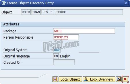 Create SAP Customize Copy Of Transaction Code Create SAP Customize Copy Of Transaction Code