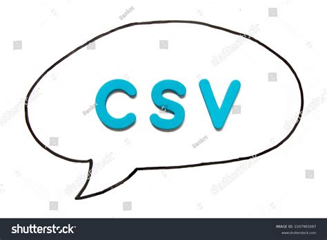 Comma Separated Values Stock Photos Images Photography Shutterstock