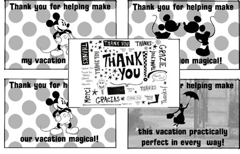 Free Disney Printables Thank You Envelopes For Your Trip Disney