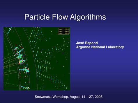 Ppt Particle Flow Algorithms Powerpoint Presentation Free Download
