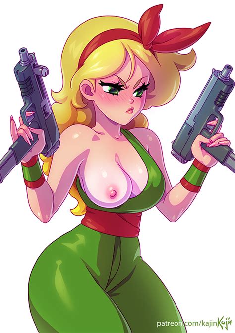 Rule 34 1girls Areolae Bad Launch Bandana Bimbo Blonde Hair Breasts