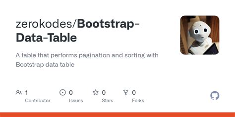 Github Zerokodesbootstrap Data Table A Table That Performs