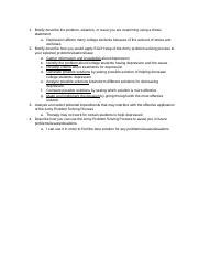Army Problem Solving Process Docx 1 Briefly Describe The Problem Situation Or Issue You Are