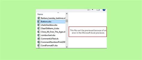Preview Pane Không Xem được File Excel Bật Mí Cách Fix