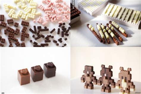 Cъедобные кирпичи шоколад LEGO! | Пикабу