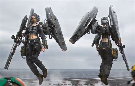Jetpacker Sniper By Yintion J Jiang Geping R Imaginaryfuturewar