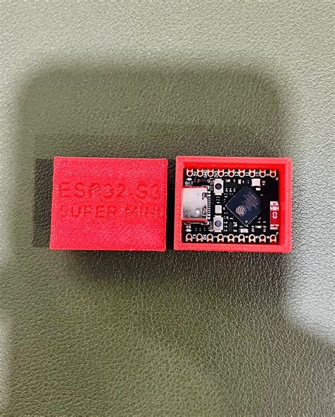 Esp32 S3 Super Mini Case—snap Fit Lid—esp32 S3 By Siam3d Makerworld