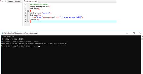 Input Output In C Sharp Tutorial