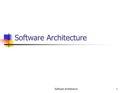 PPT Software Architecture PowerPoint Presentation Free Download ID