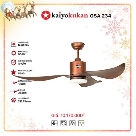 Quạt Trần đèn Nhật Bản Gỗ Osa 234 Aladdin Lighting