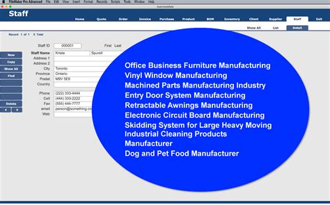 Filemaker Manufacturing Database Filemakerprogurus