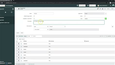 ServiceNow Quick Talk An Overview Of The New Change Model Feature YouTube