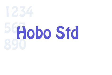 Hobo Std Font Free [download Now]