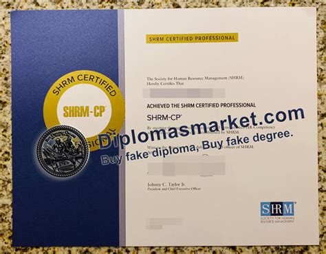 Ways To Order A Shrm Certified Professional Certificate