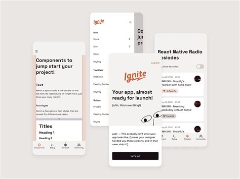 Designs For A React Native Boilerplate By Jenna Fucci On Dribbble