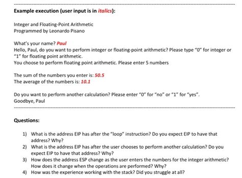 Integer And Floating Point Arithmetic Using The Stack